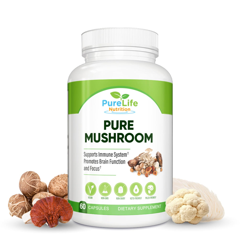 pure mushroom brain supplement capsules