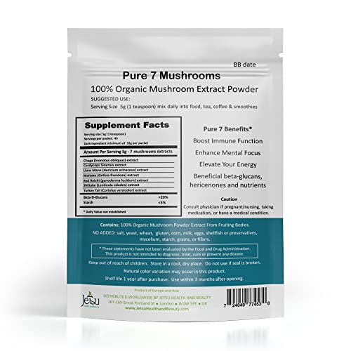pure mushroom powder for wellness