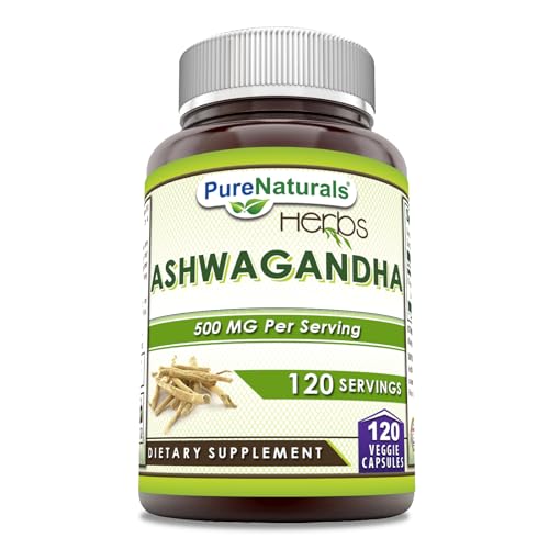 Pure Naturals Ashwagandha veggie capsules