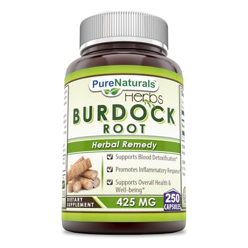 pure naturals burdock root capsules