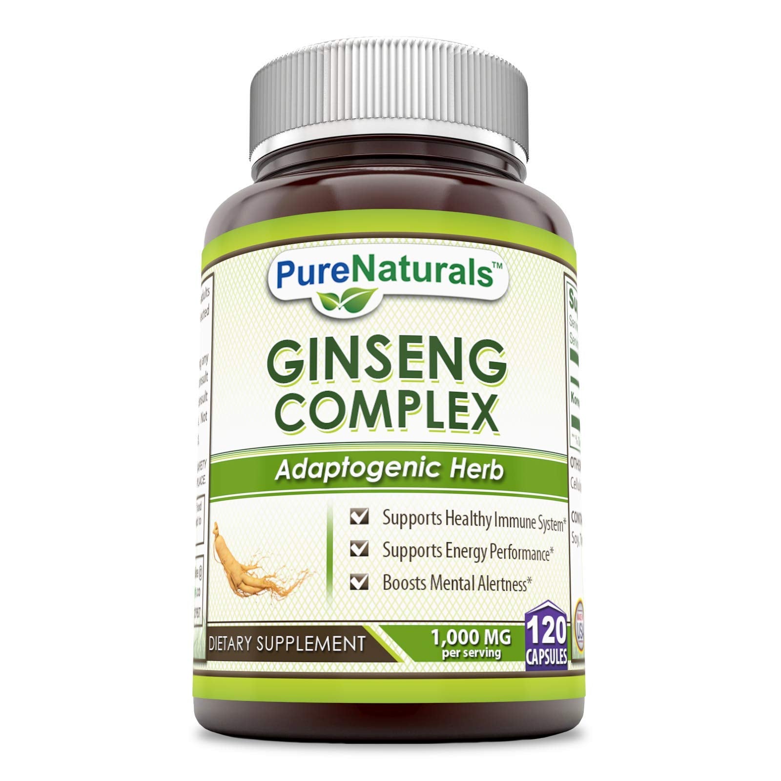 pure naturals ginseng complex benefits