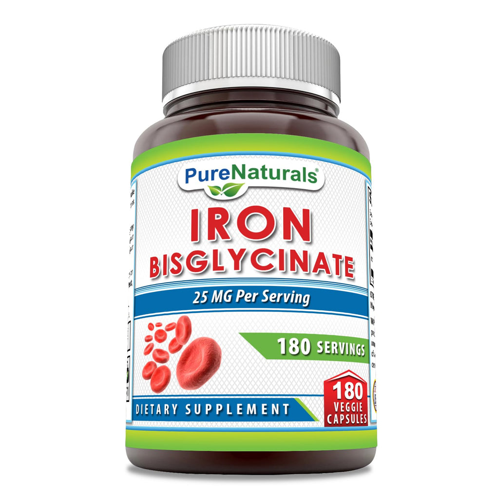 Pure Naturals iron supplement capsules