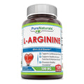 Pure Naturals L-Arginine 500 mg capsules for energy boost