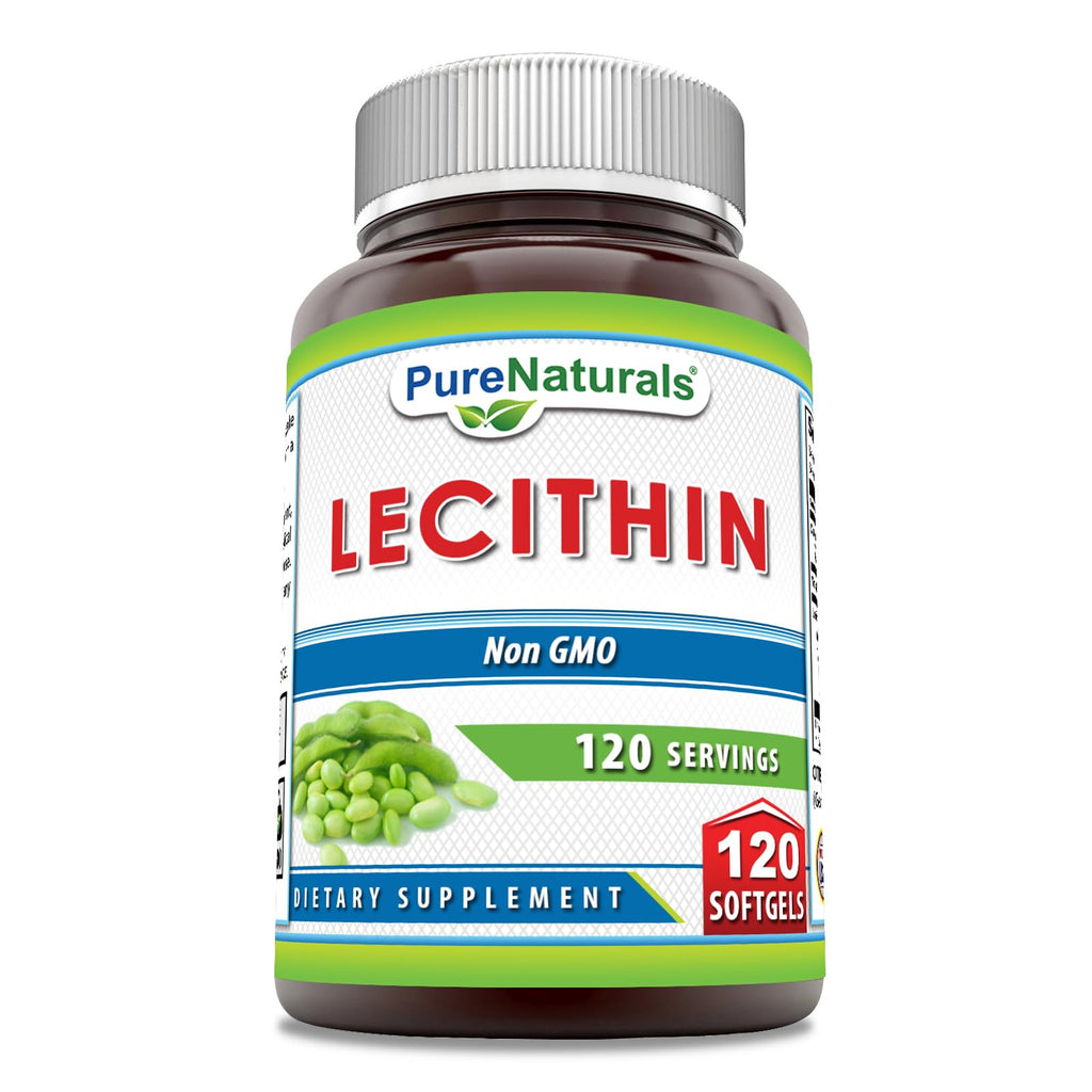 Pure Naturals Lecithin softgels for health