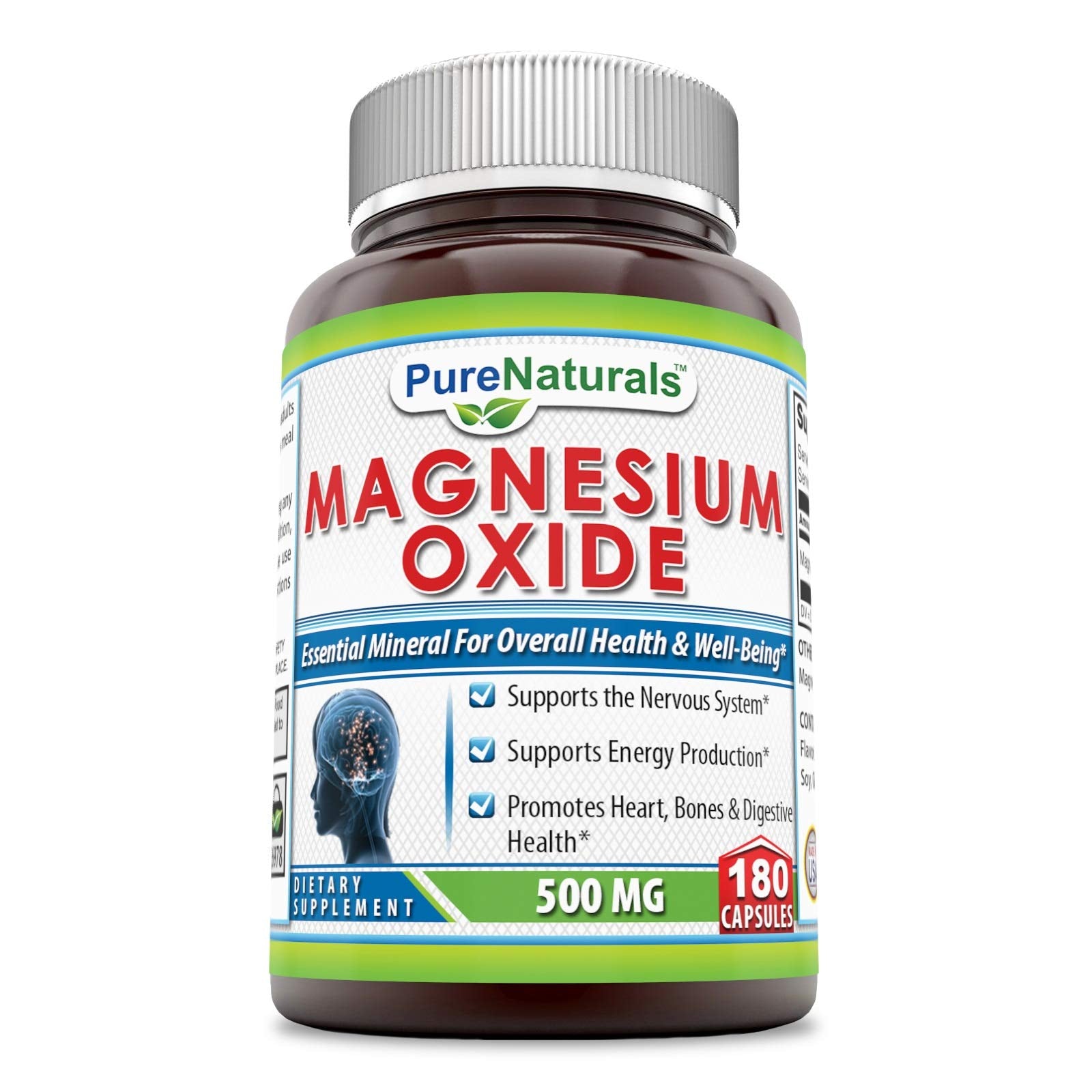 pure naturals magnesium oxide supplement