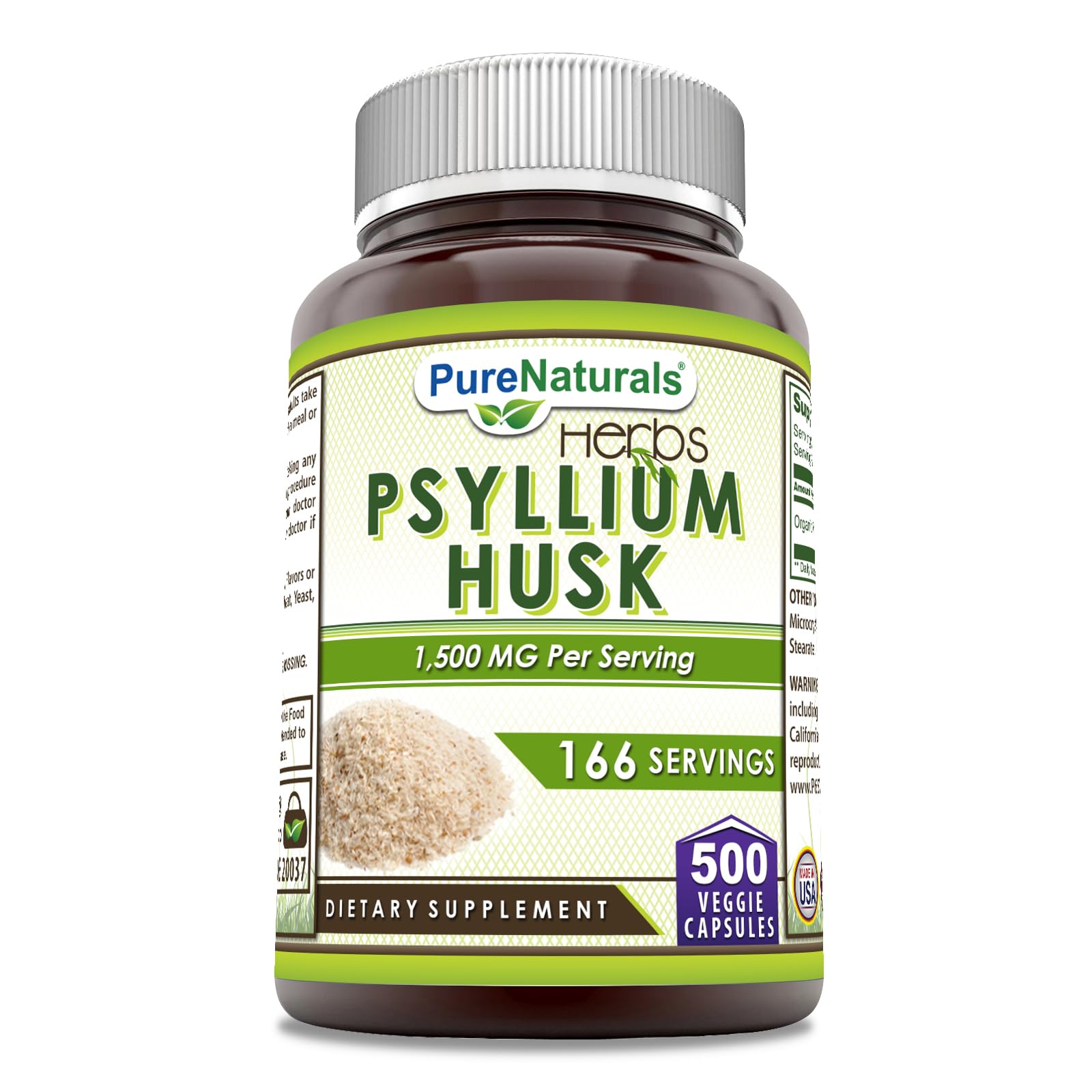 pure naturals psyllium husk capsules