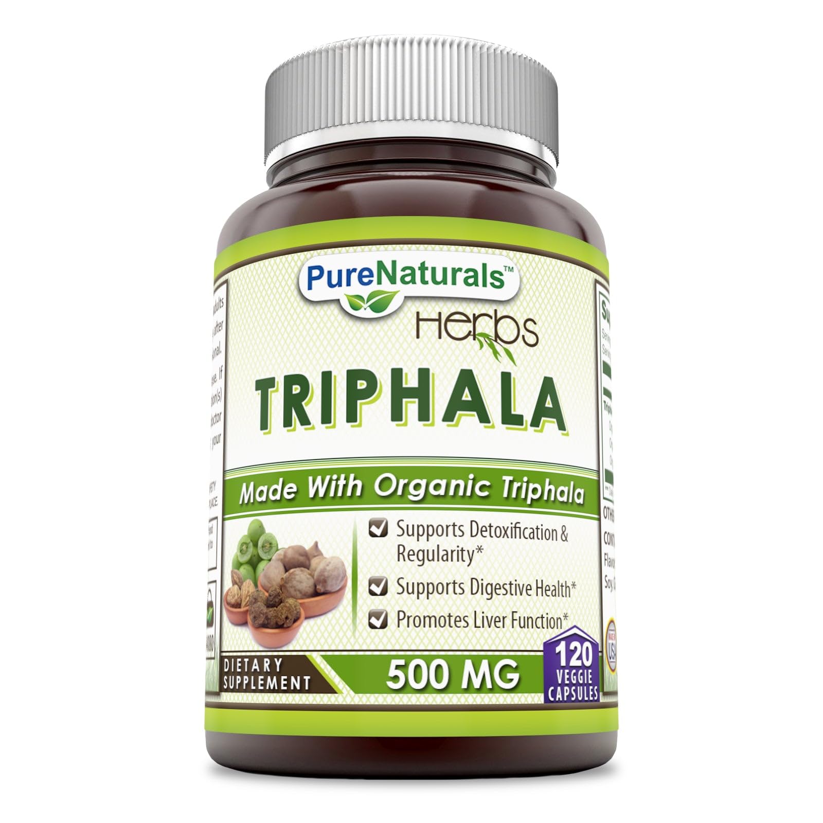 Pure Naturals Triphala veggie capsules