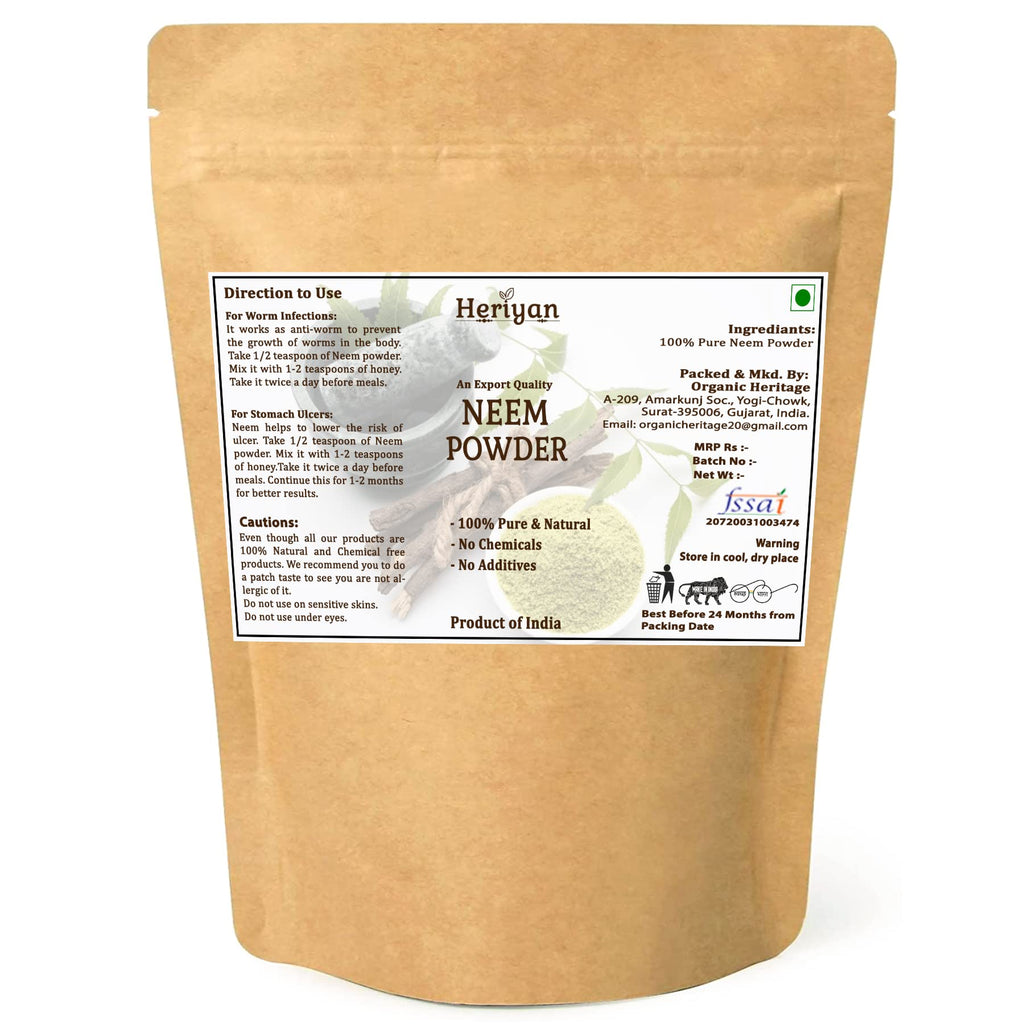 pure neem leaf powder benefits