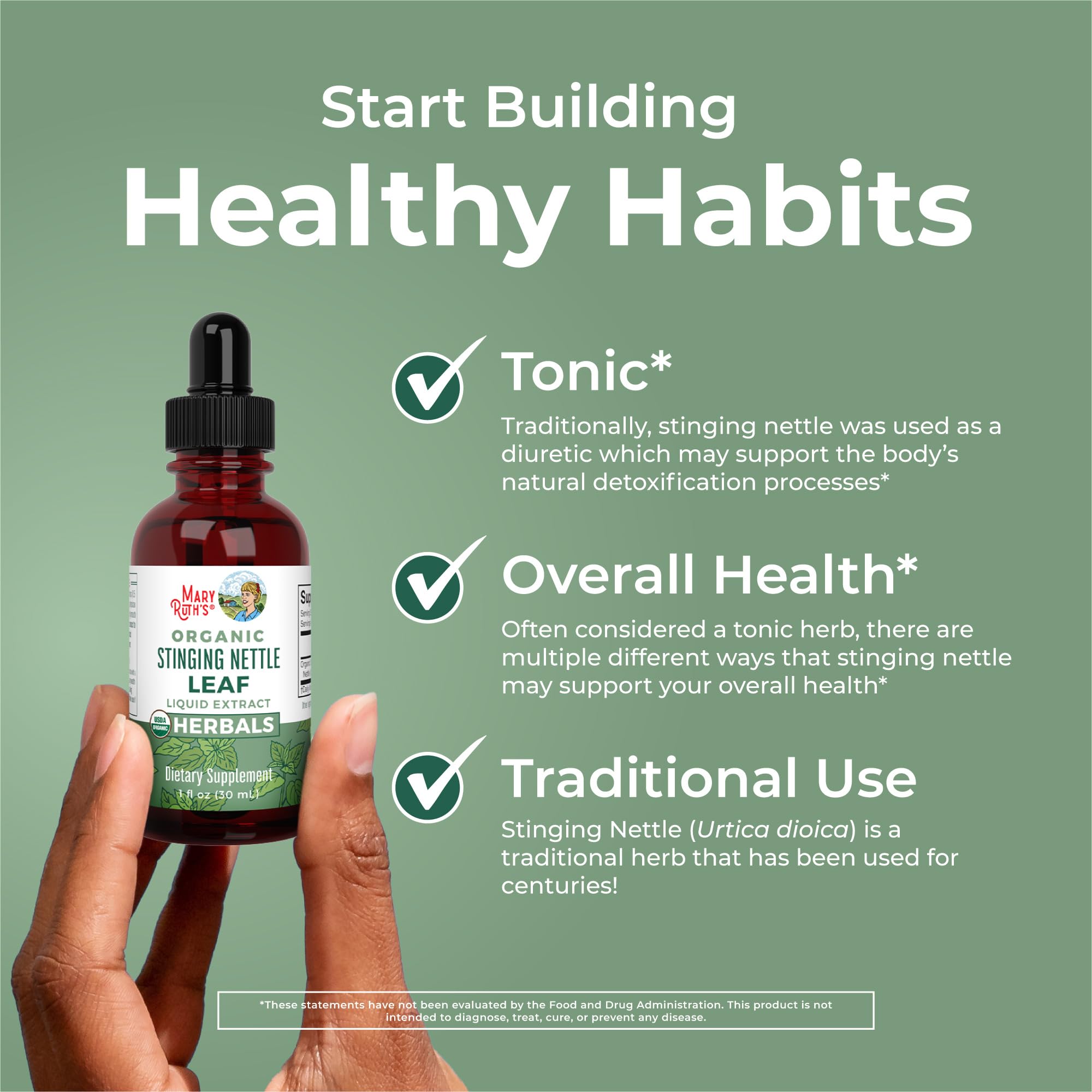 pure nettle extract for herbal healing