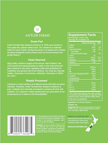 pure New Zealand colostrum source