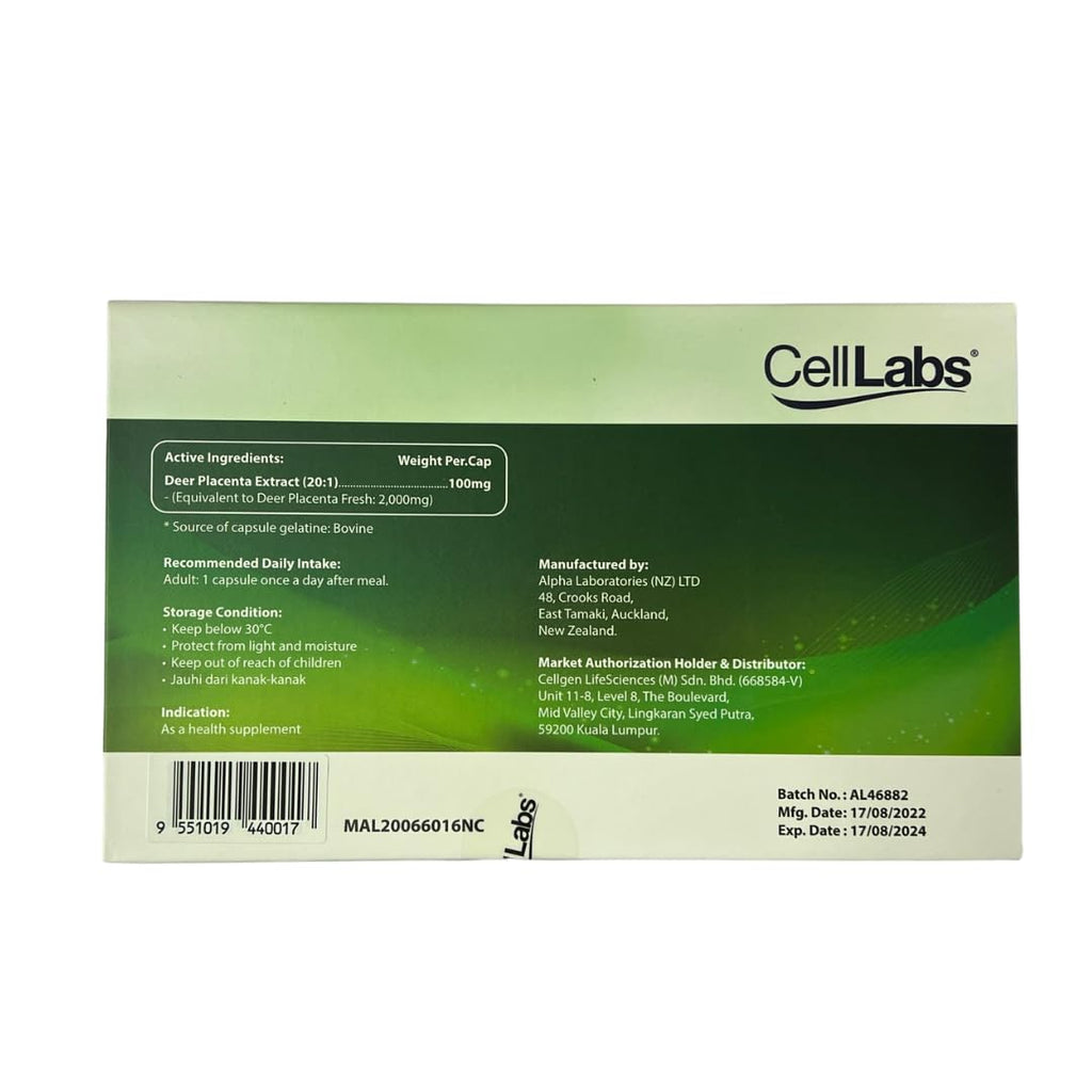 Pure New Zealand deer placenta extract