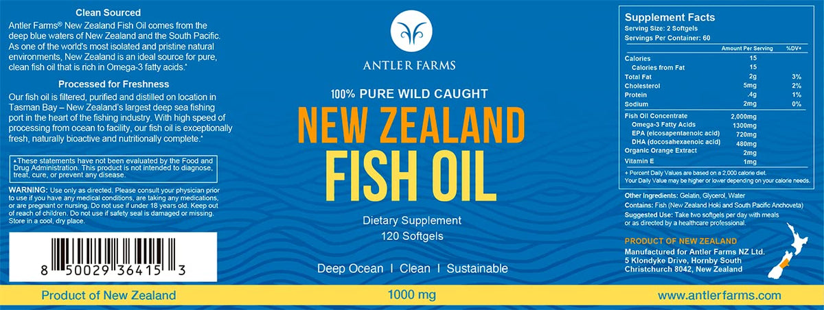 pure New Zealand fish oil benefits