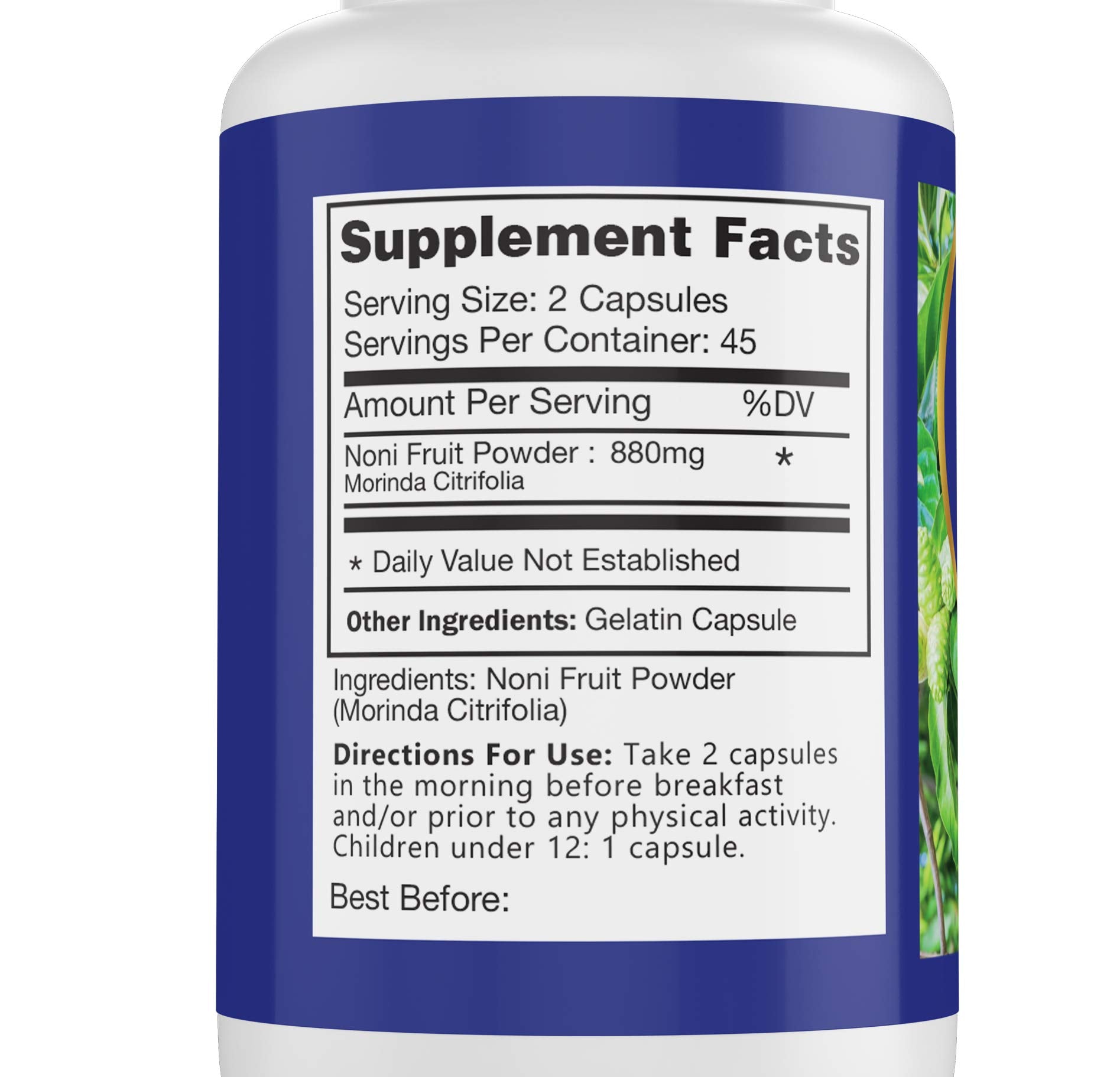 pure noni supplement for vitality
