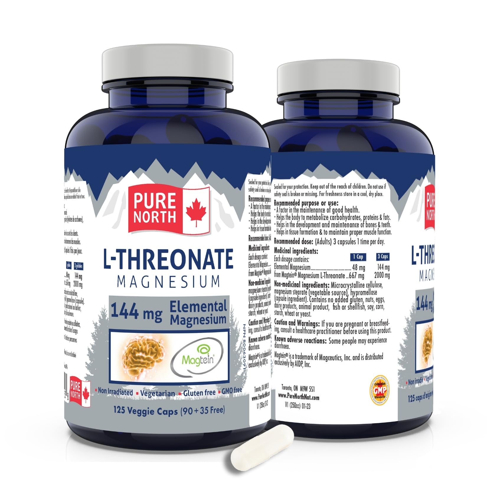Pure North Naturals magnesium supplement