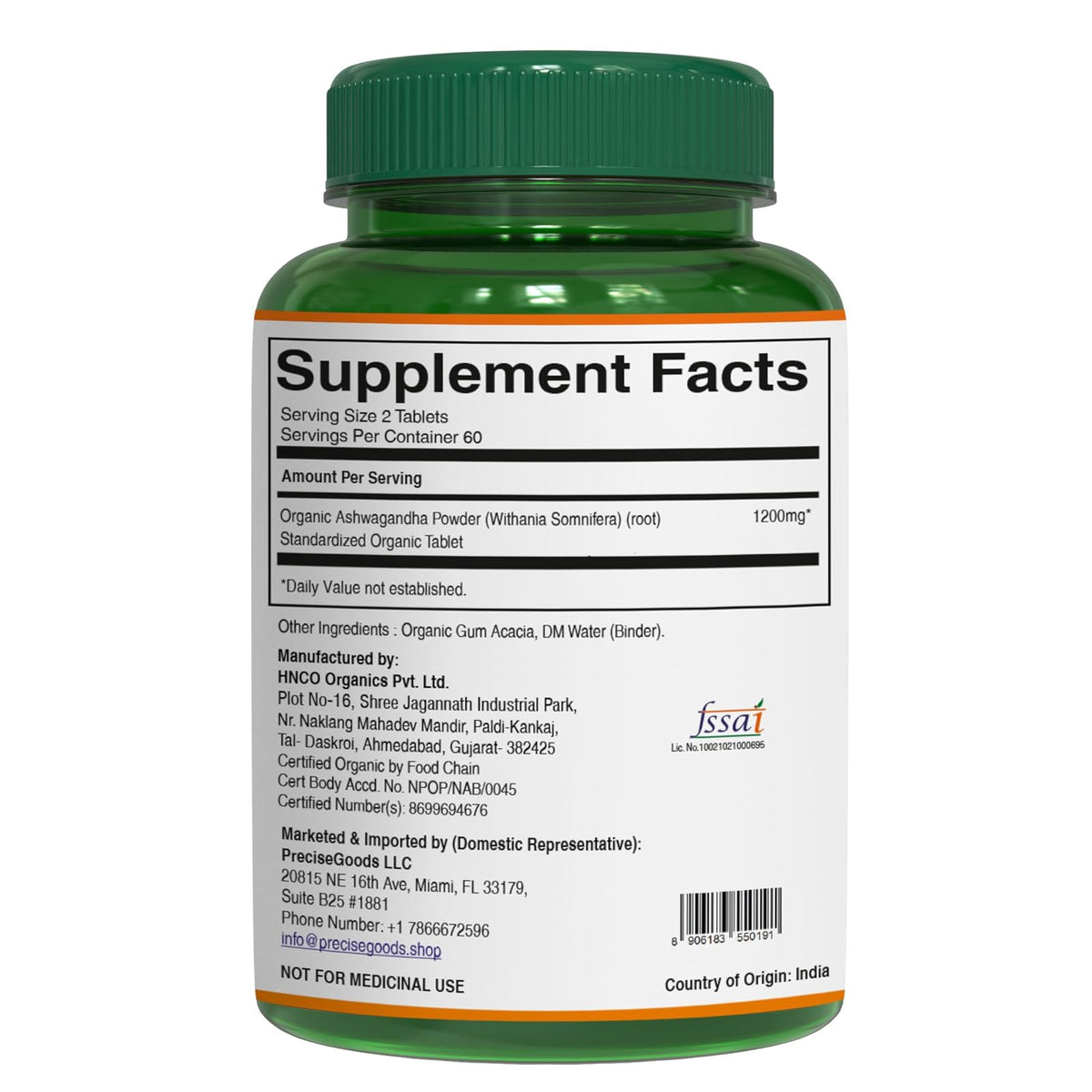 Pure Nutrition ashwagandha tablets for wellness
