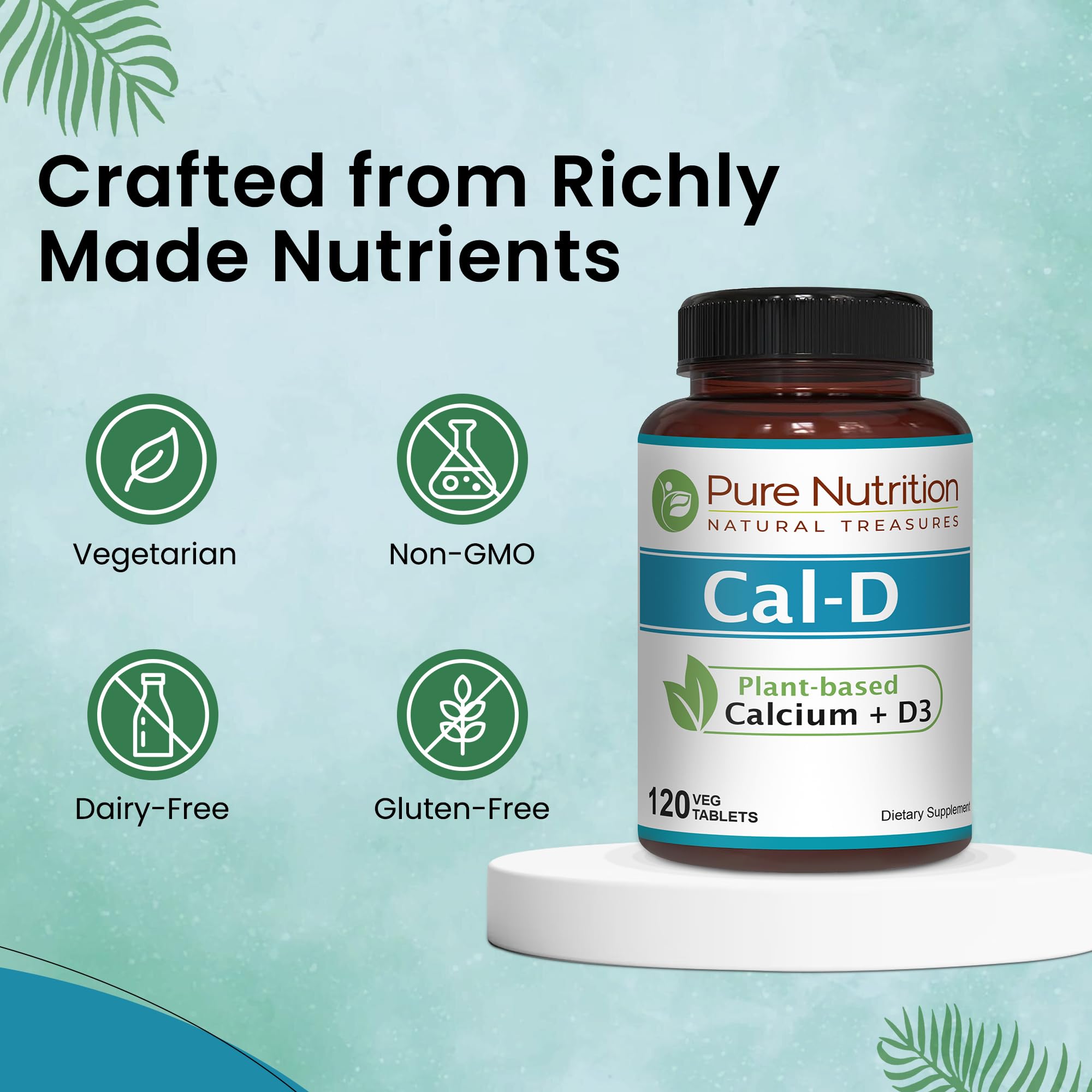 pure nutrition calcium for daily wellness