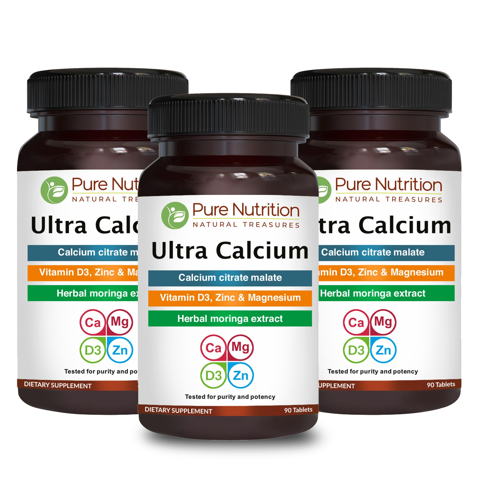 Pure Nutrition calcium supplement tablets