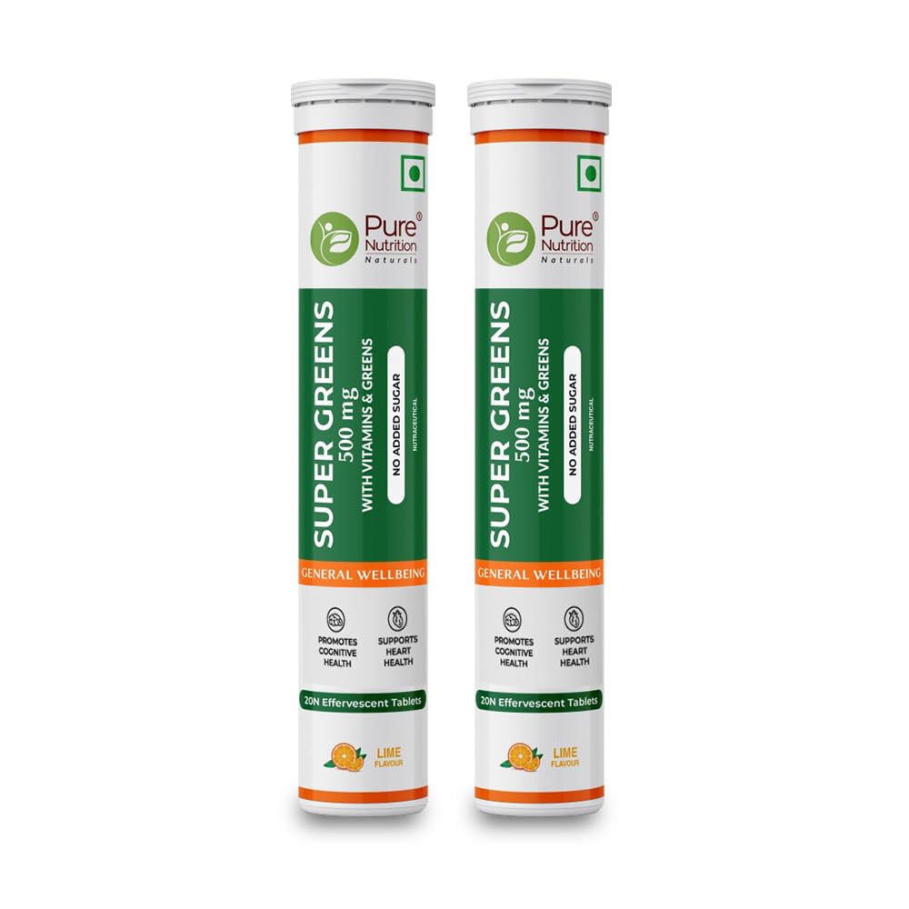 Pure Nutrition effervescent greens tablets