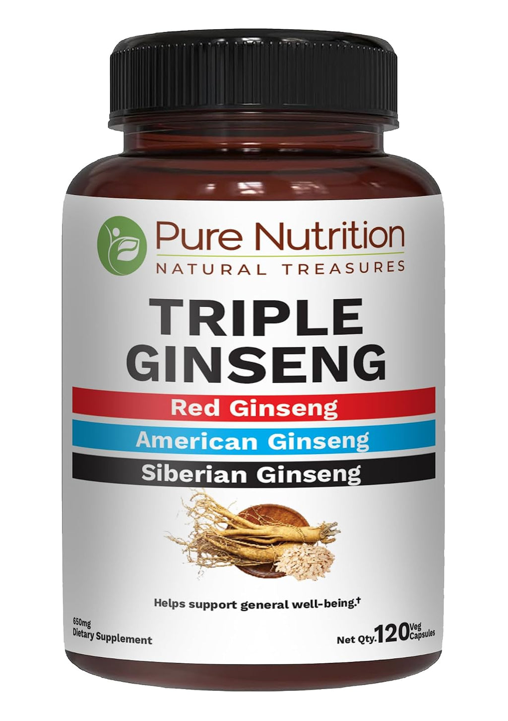 pure nutrition ginseng capsules