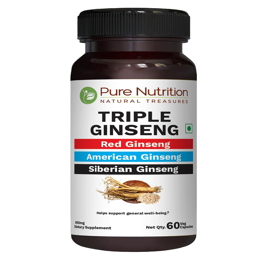 pure nutrition ginseng supplement benefits