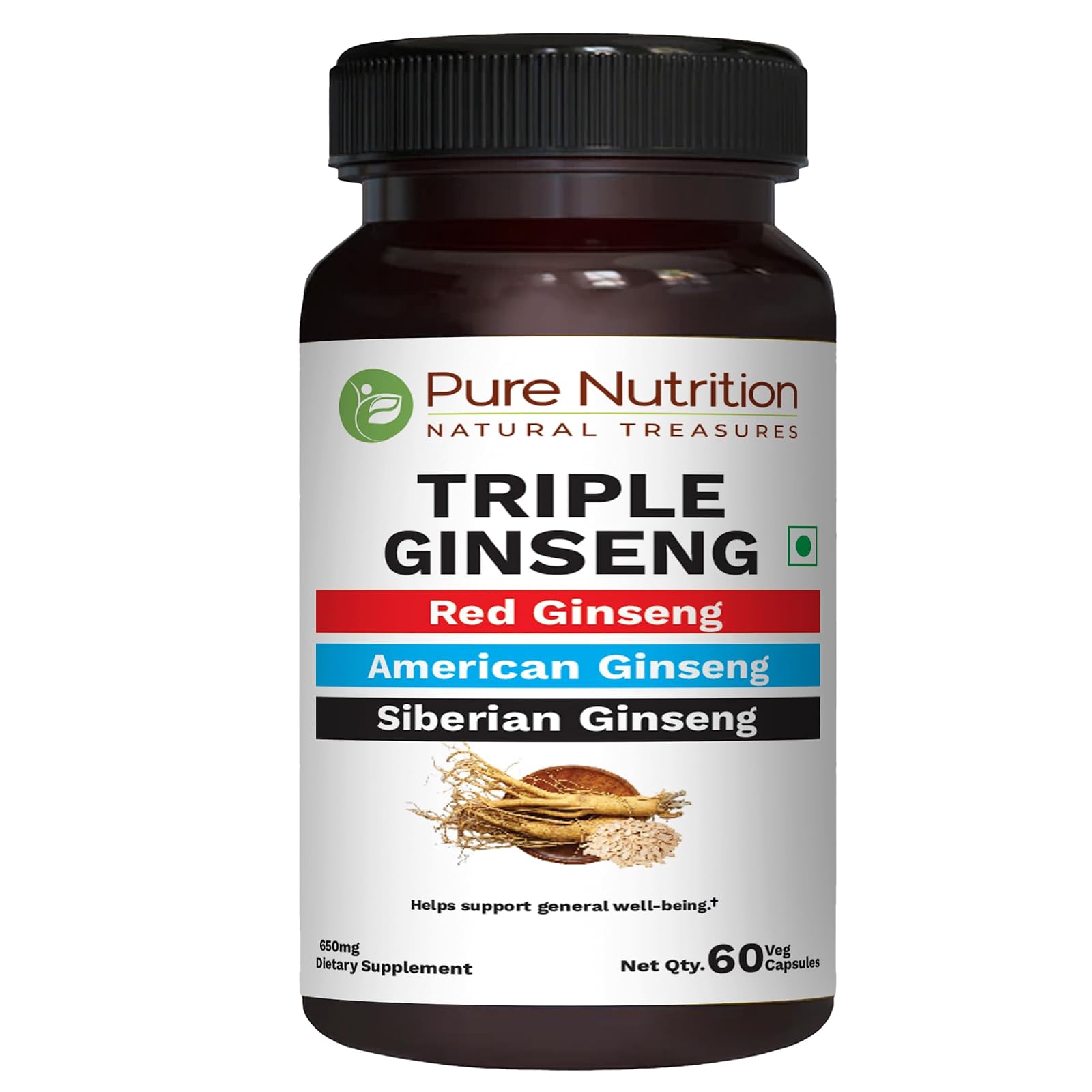 pure nutrition ginseng supplement benefits