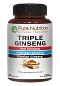 Pure Nutrition ginseng supplement capsules