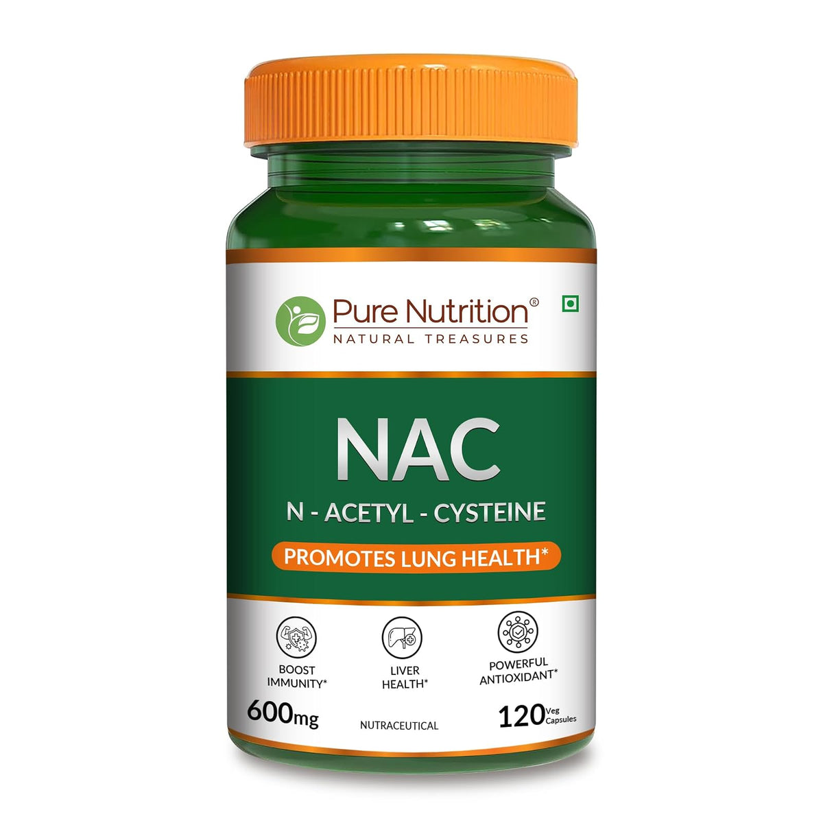 Pure Nutrition NAC 600 mg capsules