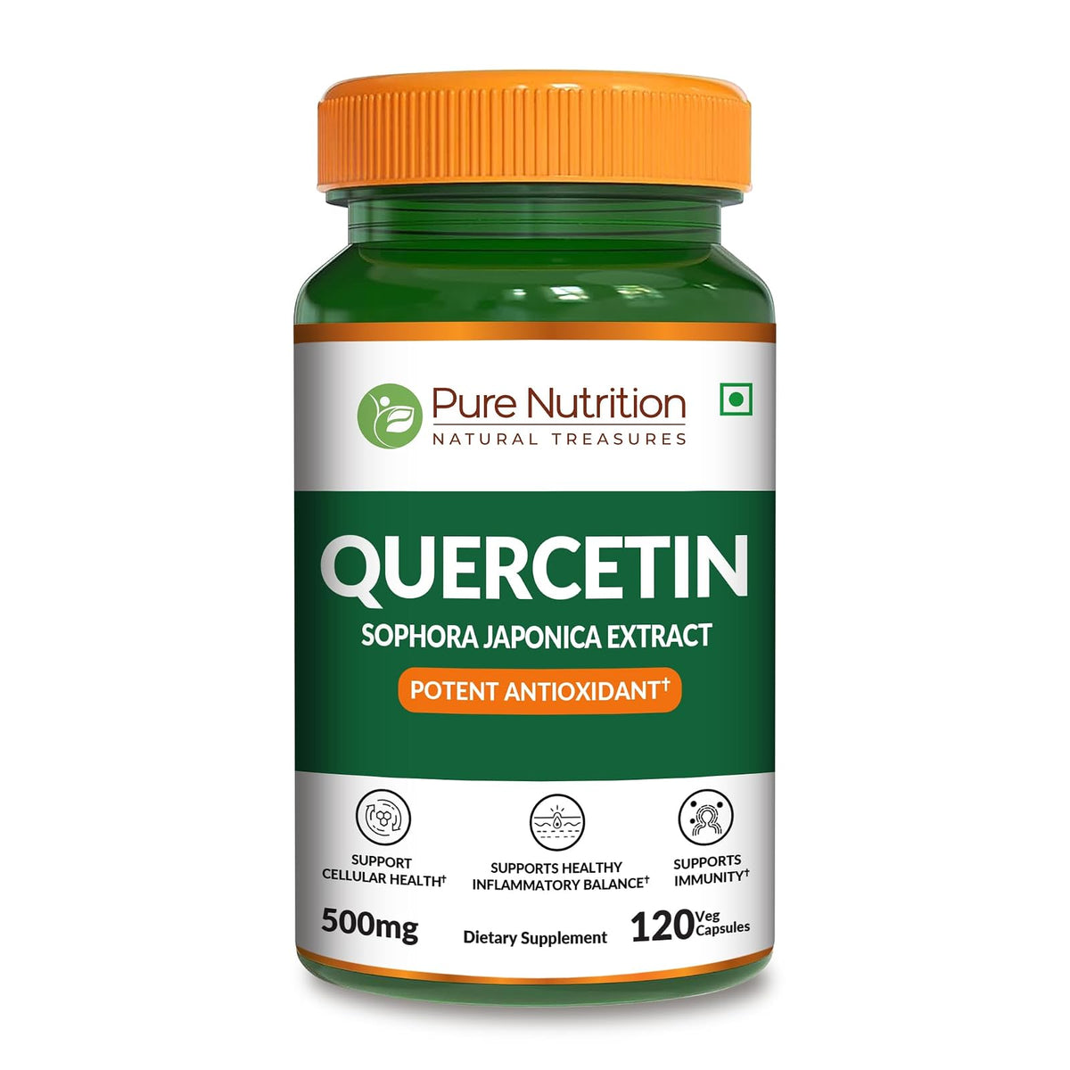 Pure Nutrition Quercetin 500 mg capsules for immune support
