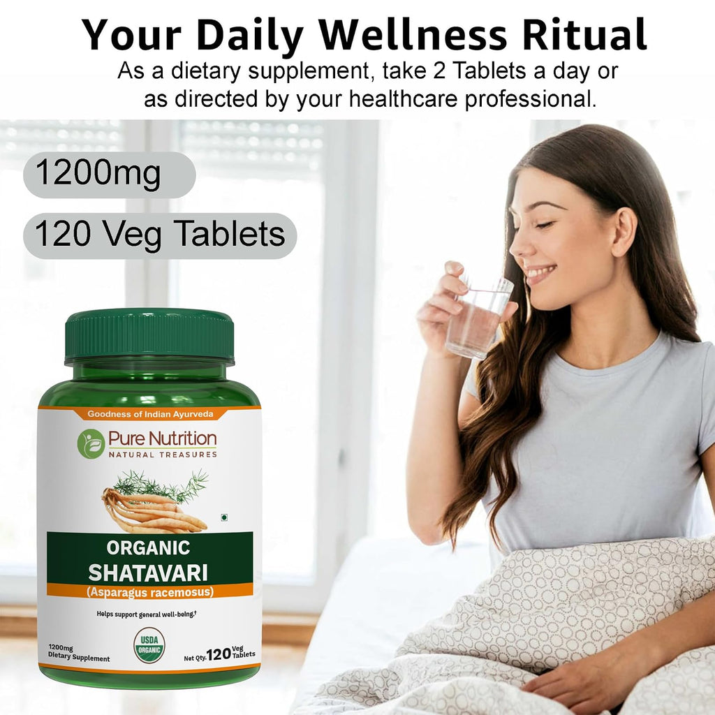 Pure Nutrition Shatavari for stress relief