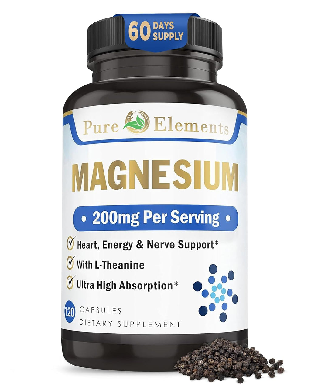 Pure O Elements magnesium glycinate capsules