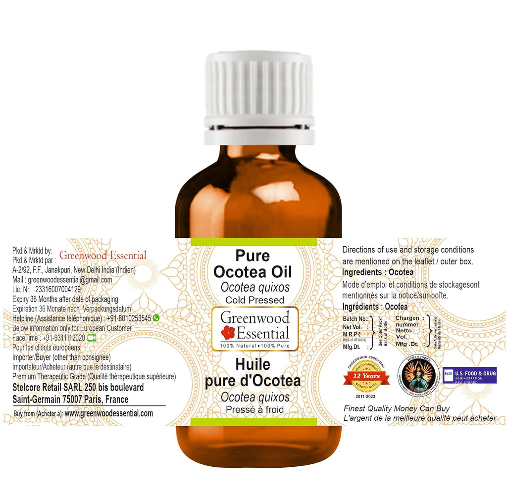 pure ocotea oil for wellness