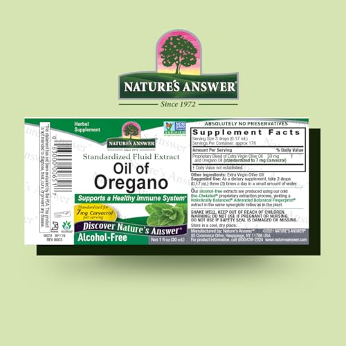 pure oil of oregano extract