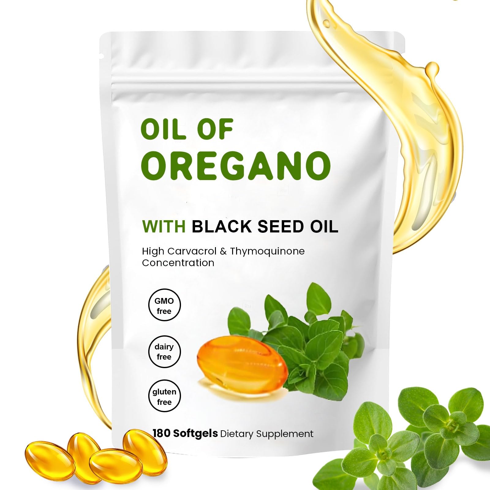 pure oil of oregano softgels