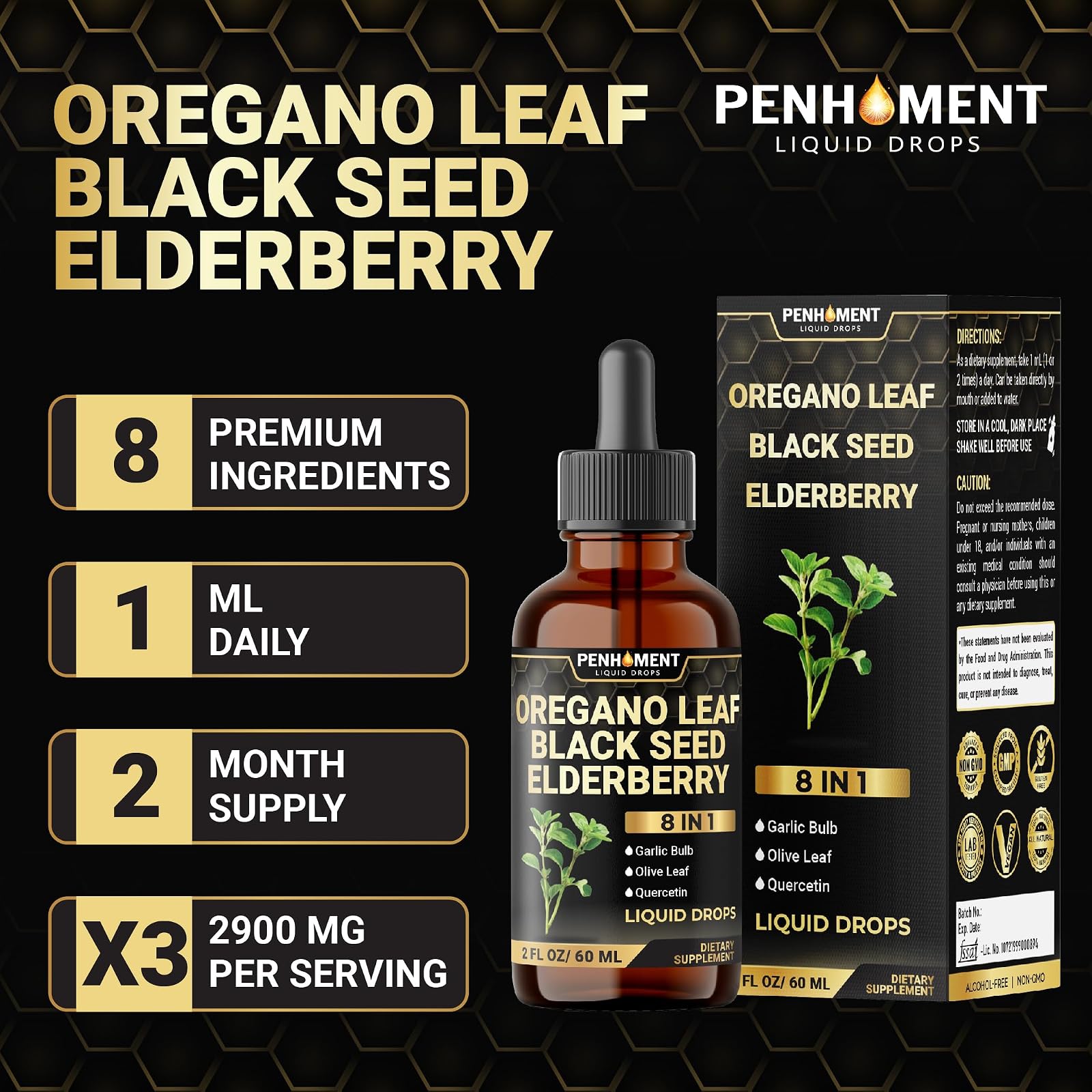 pure oil of oregano supplement