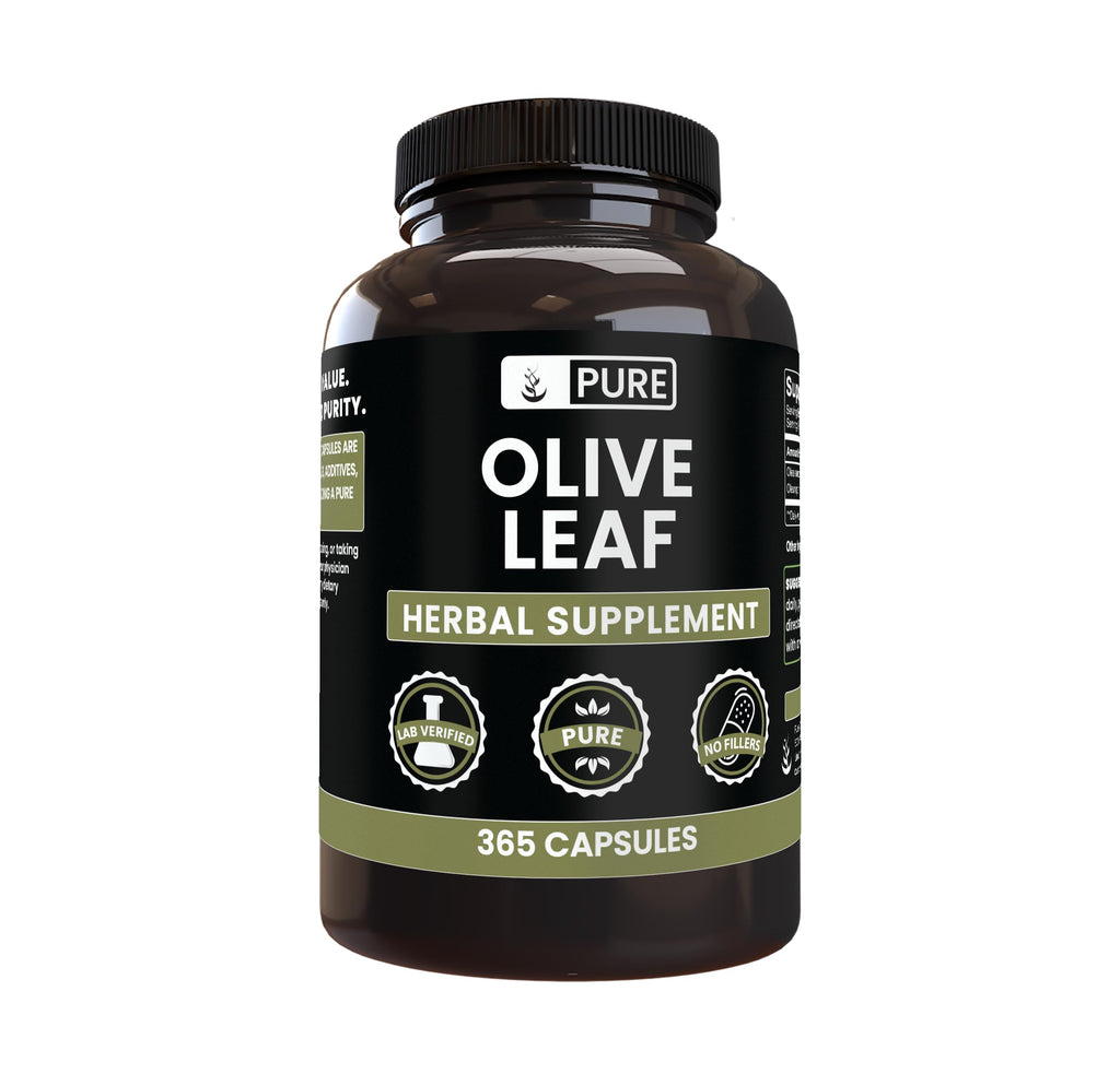 pure olive leaf extract capsules