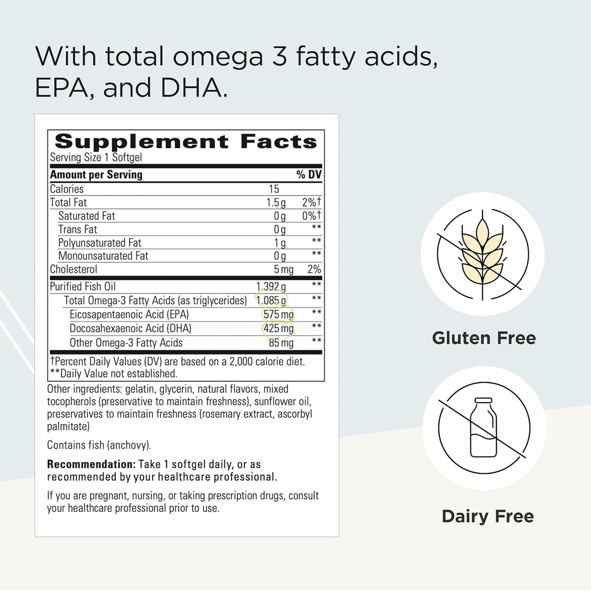 pure omega 3 for heart health