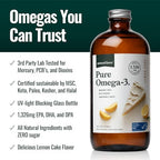 pure omega 3 liquid fish oil