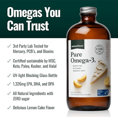pure omega 3 liquid fish oil