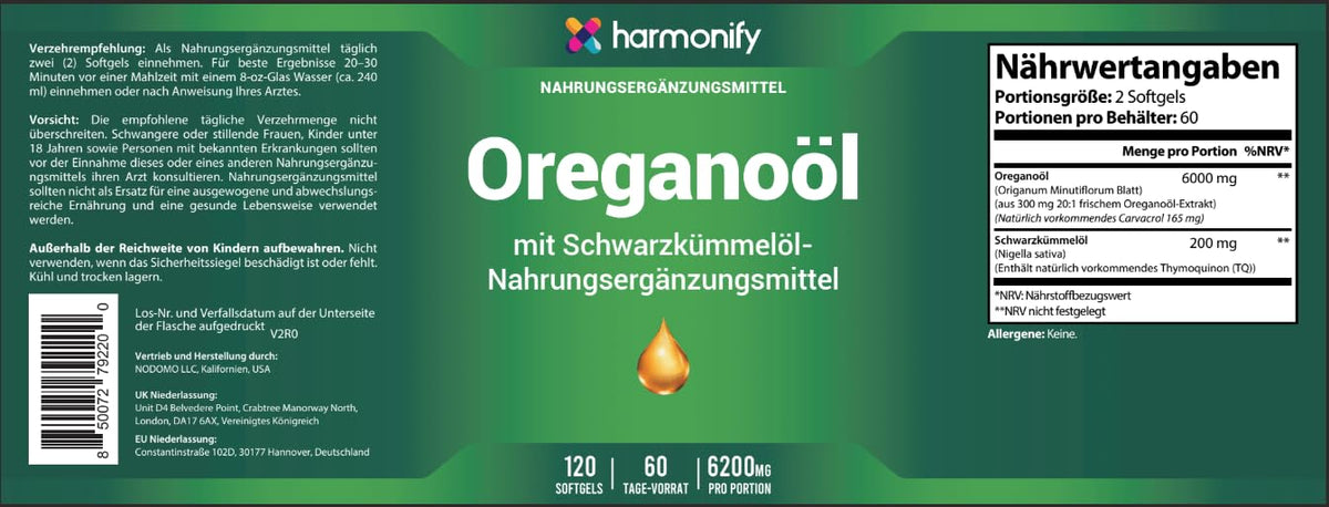 pure oregano oil for vitality