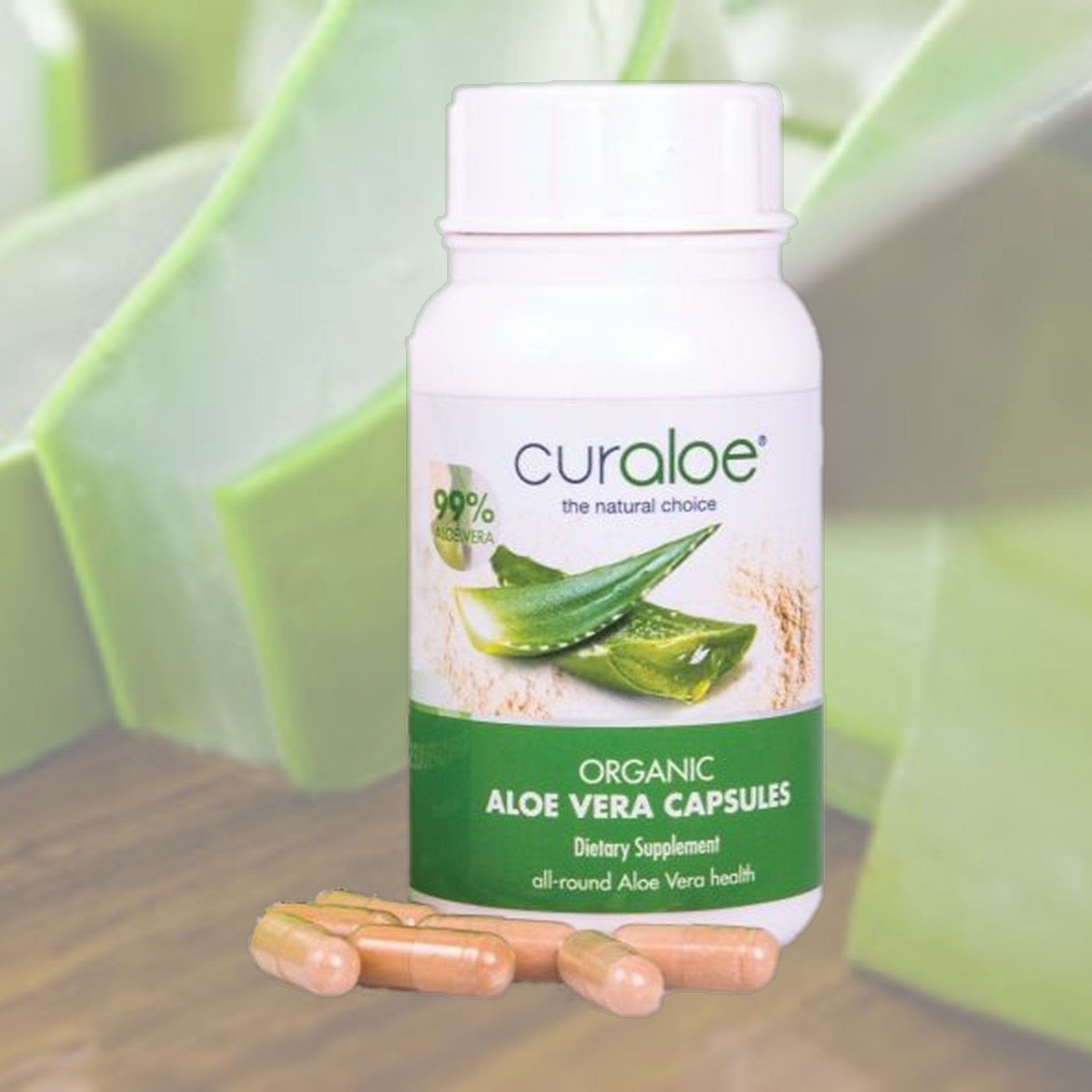 pure organic aloe vera capsules