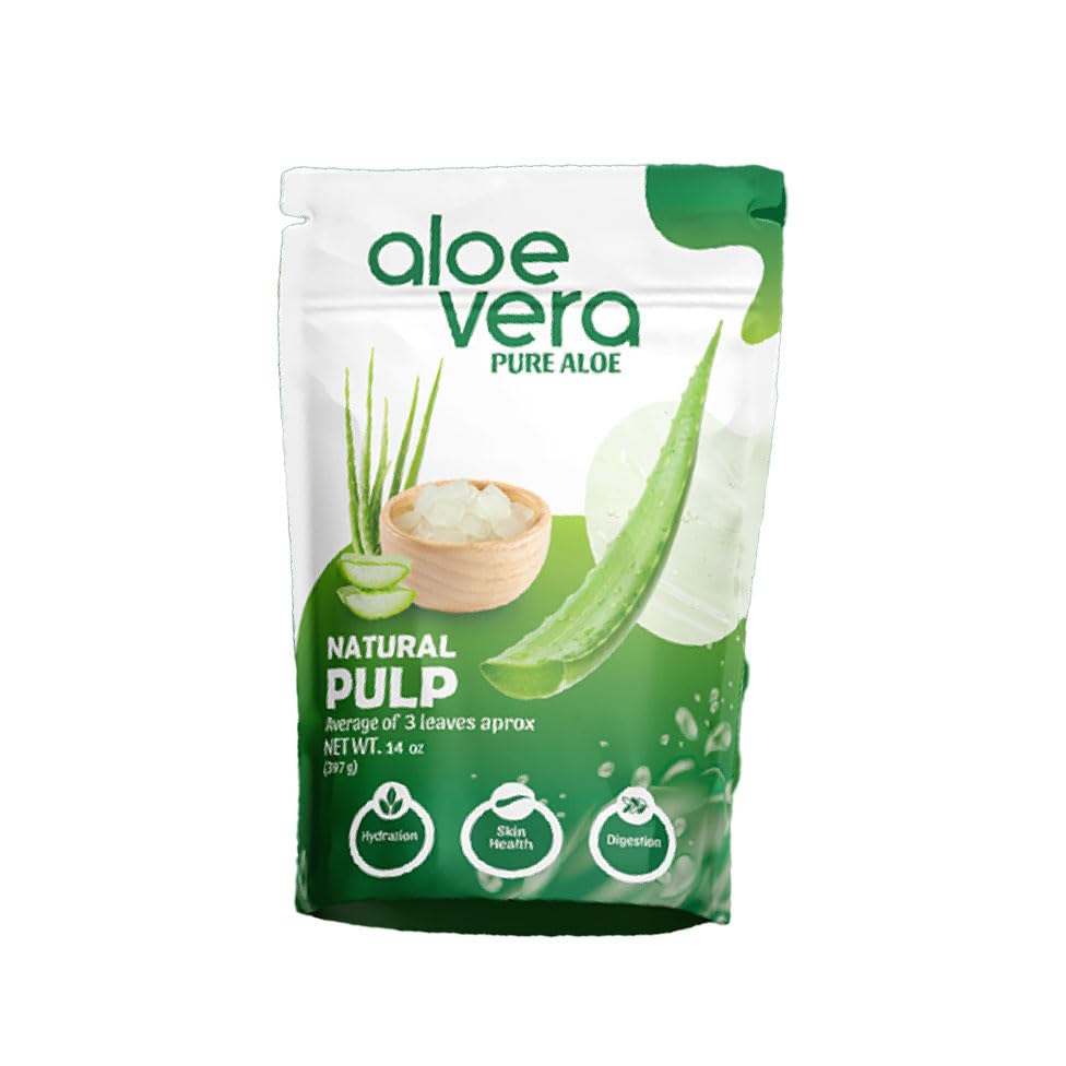 pure organic aloe vera pulp