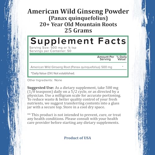 pure organic ginseng powder