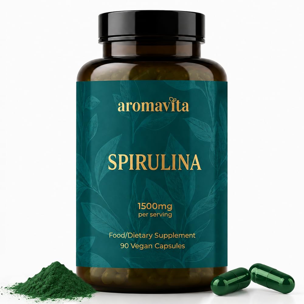 Pure Organic Greek Spirulina capsules