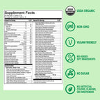 pure organic greens for energy boost