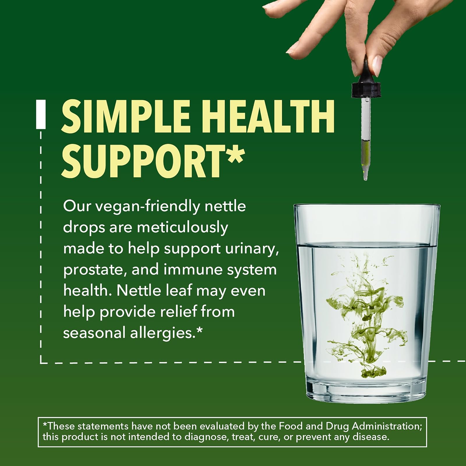 pure organic nettle leaf supplement