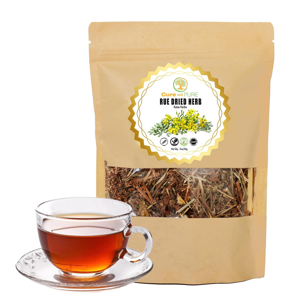 Pure organic rue herb tea