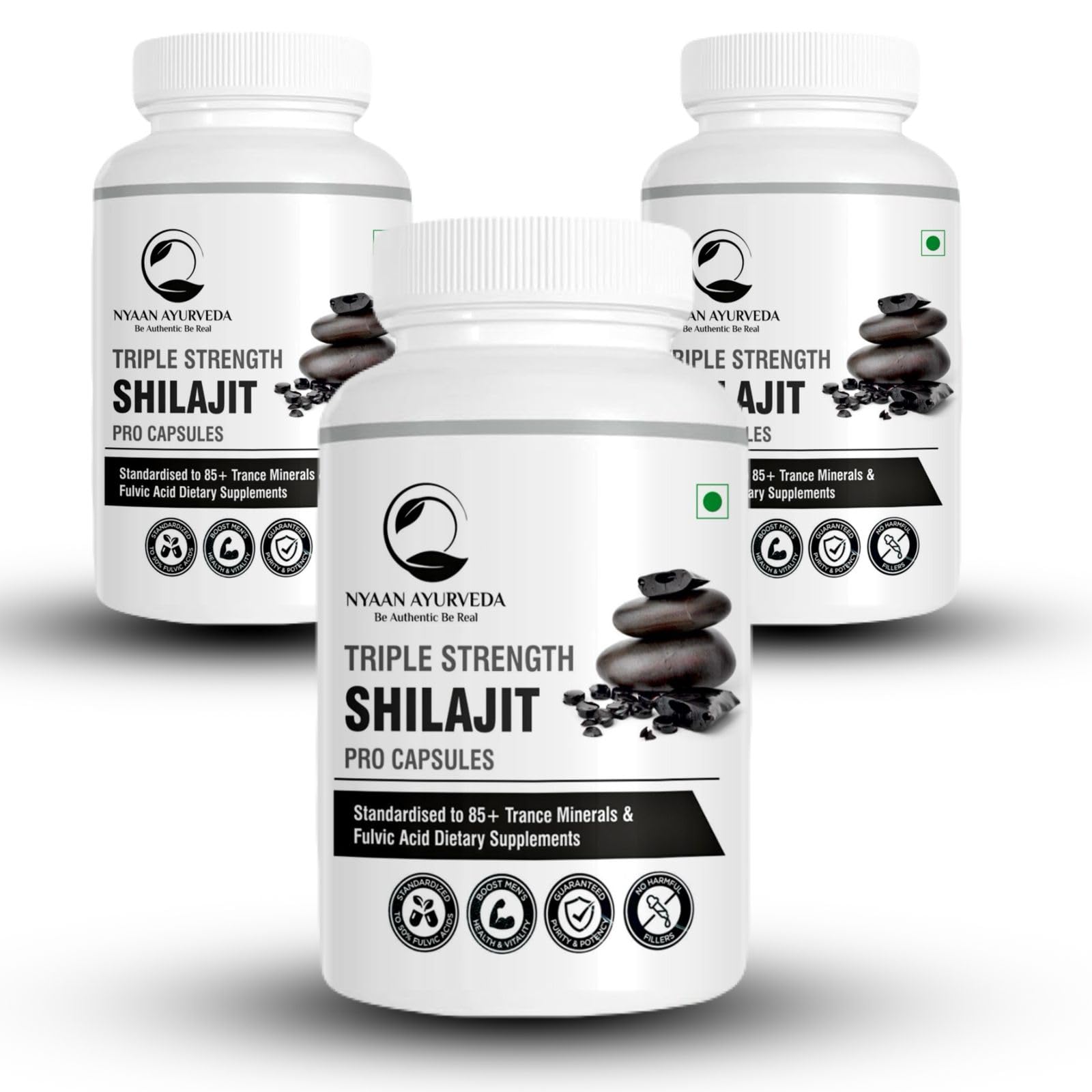 pure organic shilajit capsules for health