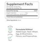 pure organic spirulina for health
