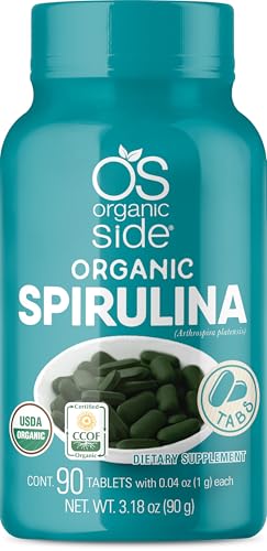 pure organic spirulina tablets for energy