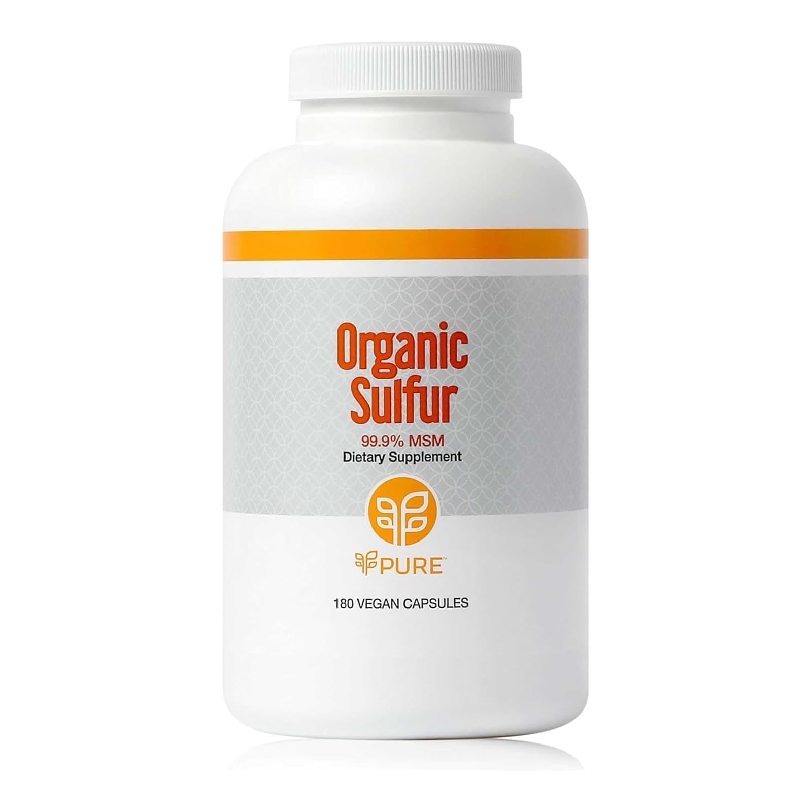 PURE Organic Sulfur MSM capsules